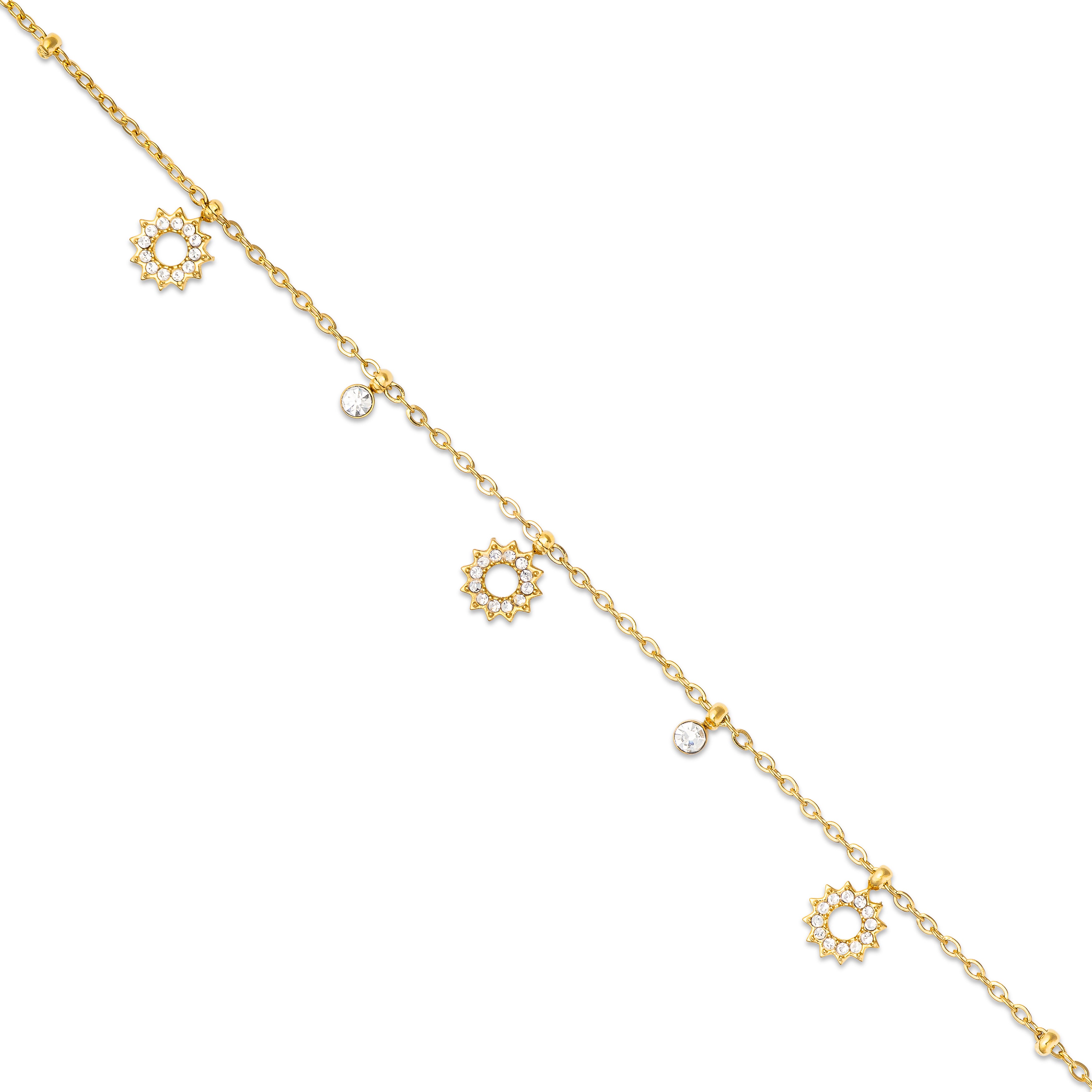 Bracelet doré Davia soleil – CHLOE ROSE