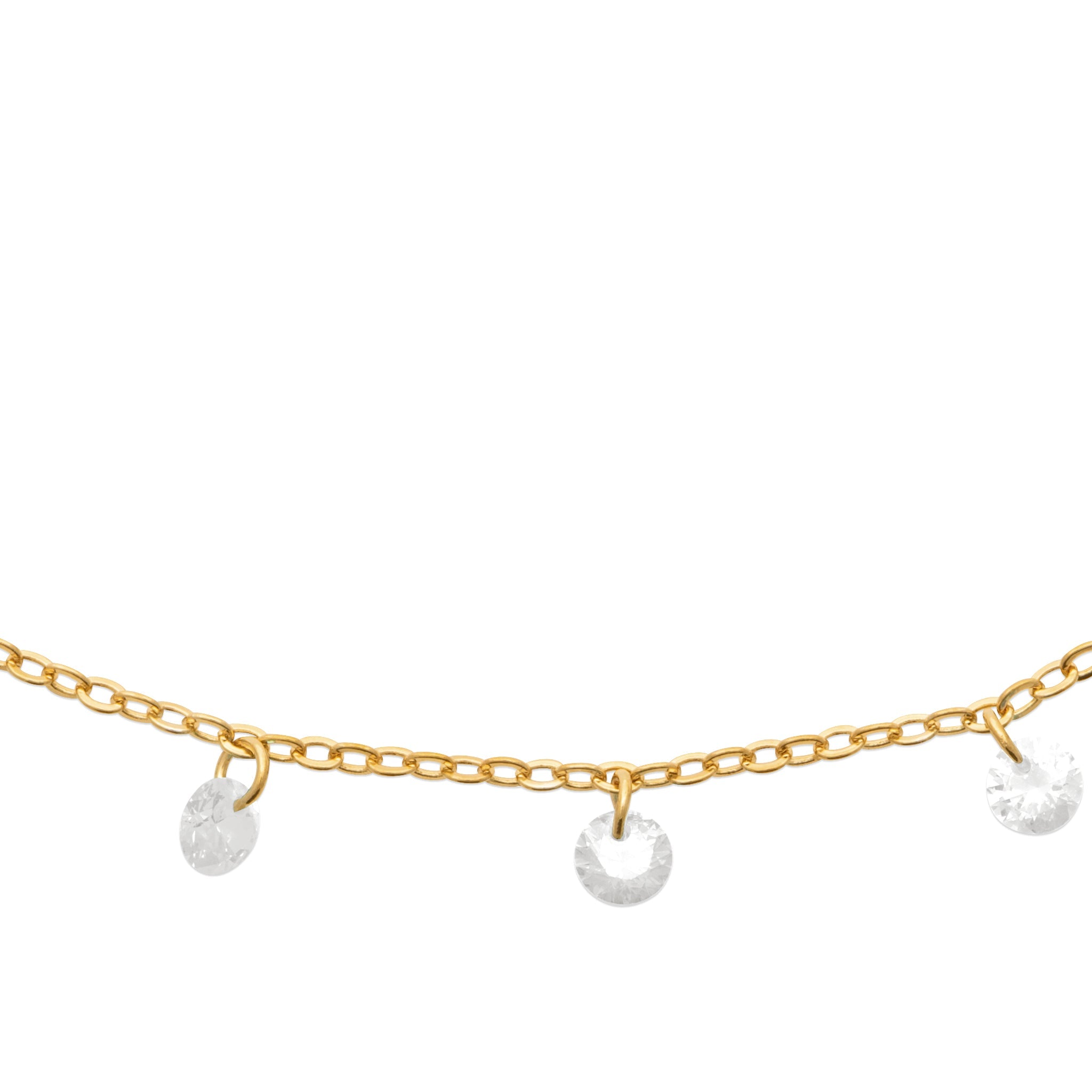 Collier doré Lise blanc – CHLOE ROSE