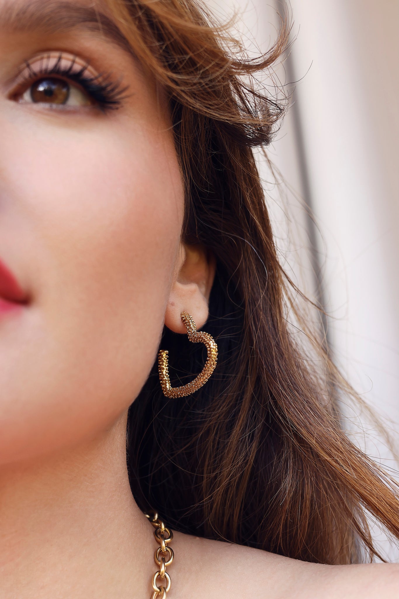 Créoles dorées Percia – CHLOE ROSE